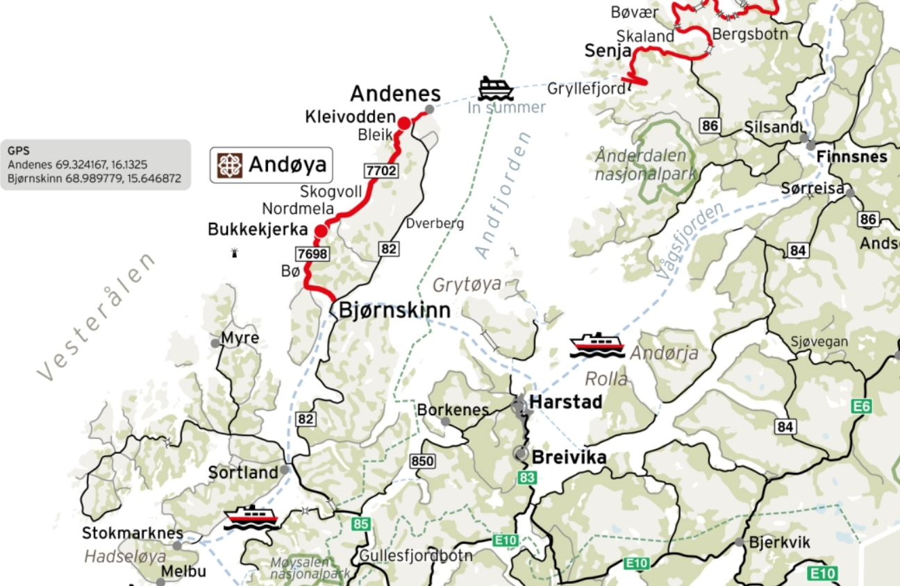 Andøya（アンドーヤ）島でドライブNational Scenic Routeと宿泊情報 - まなさんぽBLOG｜山、旅、シンプルライフ